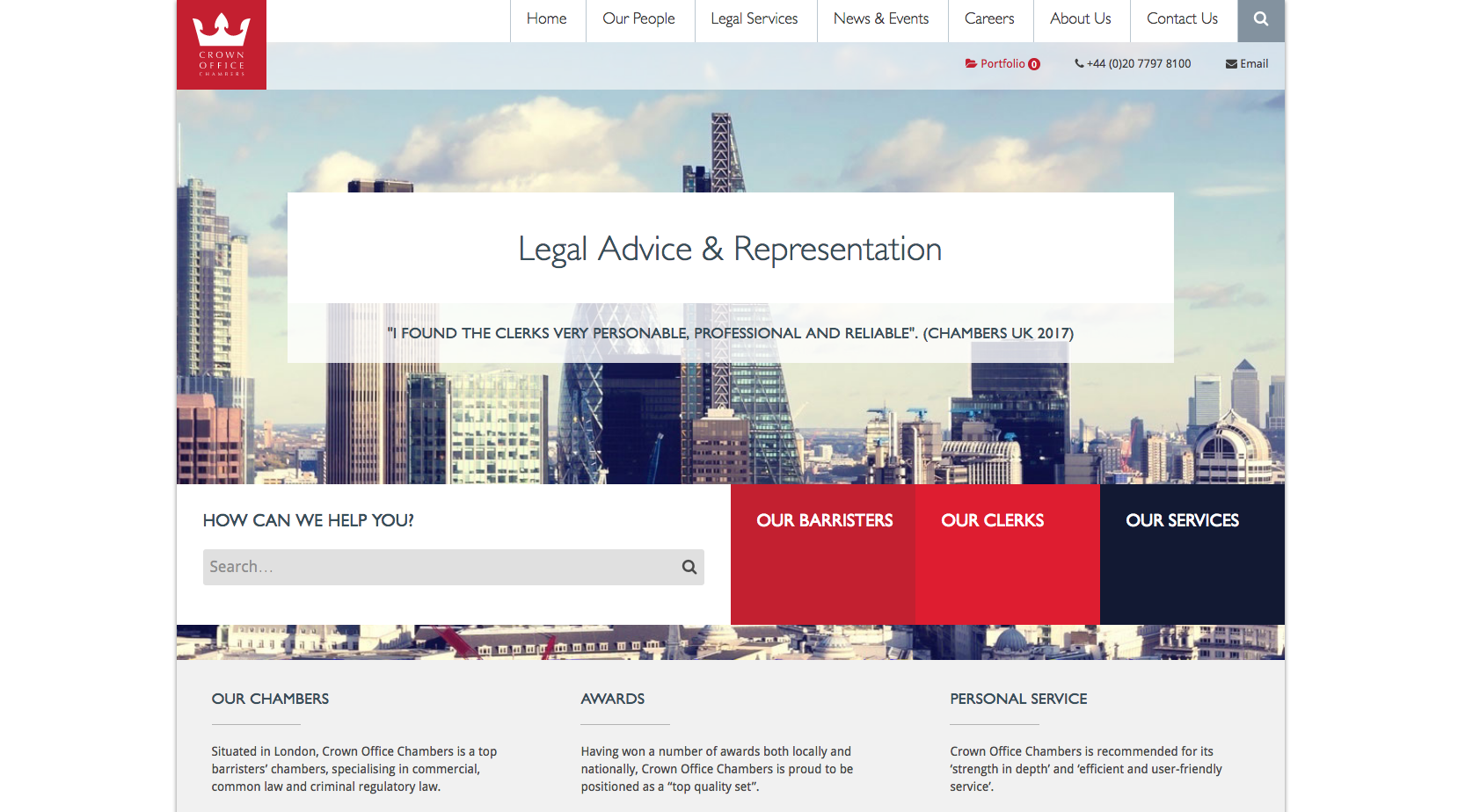 Top 50 Barristers' Chambers Websites 2018 - Tela - Digital Agency