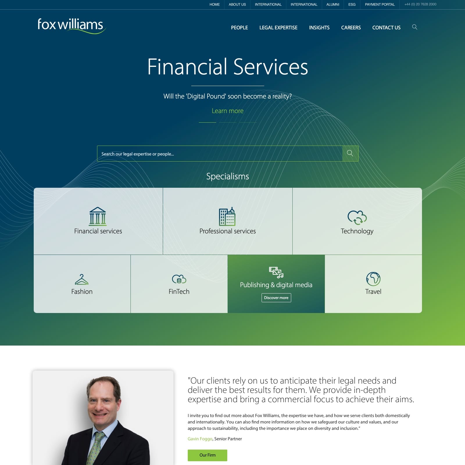 Fox Williams - Tela Digital Agency