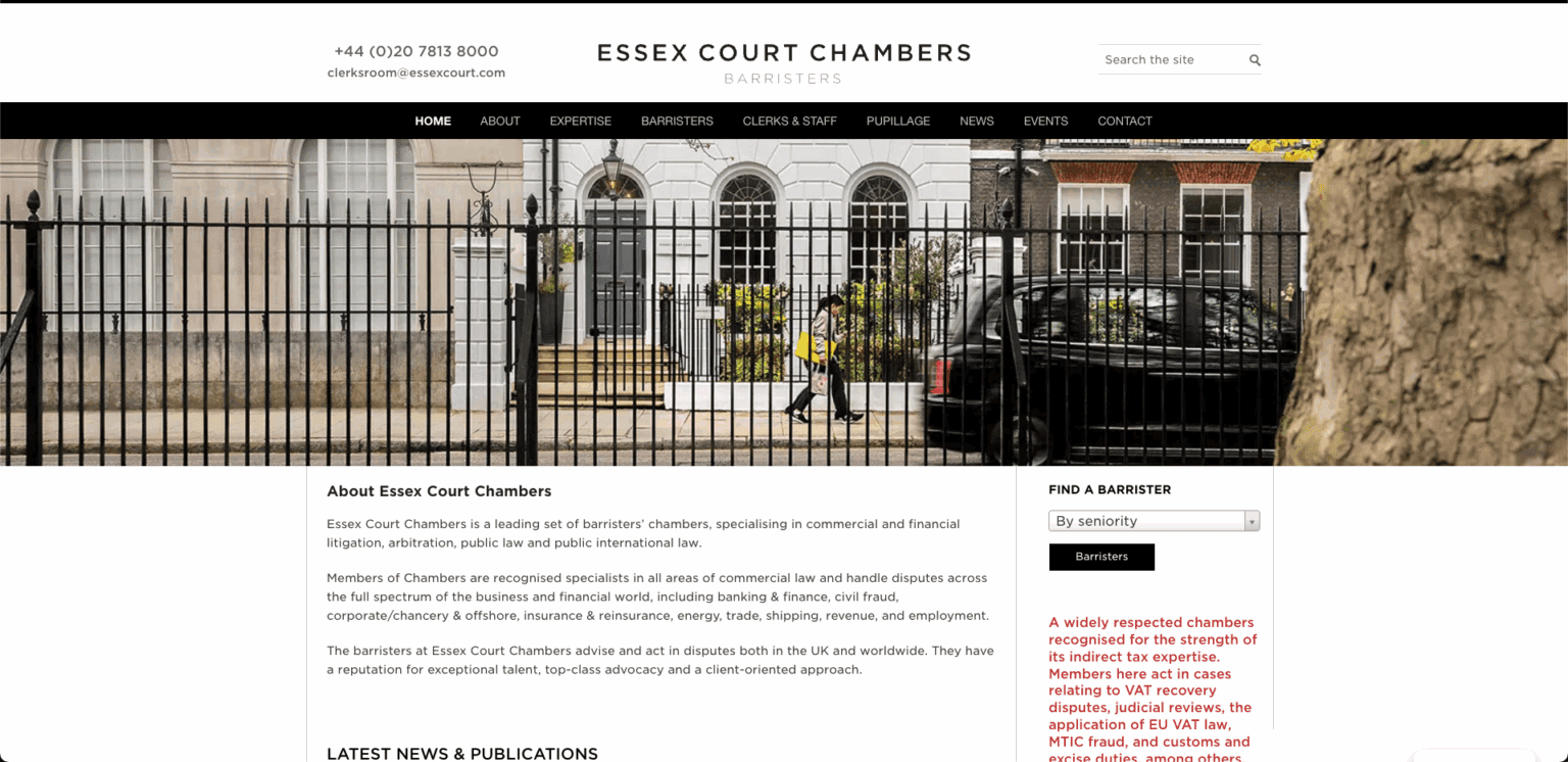 Who are the top 50 Barristers Chambers 2025? - Tela Digital Agency
